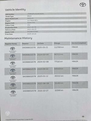 White Toyota RAV4 2021 in Vilnius, with an engine capacity of 2.49 L and mileage of 125 thousand km for 29480 €, photo 38 on AUTOMOTO.COM.LV