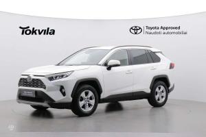 White Toyota RAV4 2021 in Vilnius, with an engine capacity of 1.99 L and mileage of 76 thousand km for 23600 €, photo  on AUTOMOTO.COM.LV