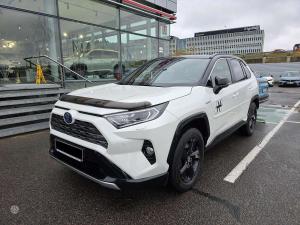Balts Toyota RAV4 2021 Viļņa, ar dzinēja tilpumu 2.49 L un nobraukumu 127 tūkst. km par 28980 €, foto  vietnē AUTOMOTO.COM.LV