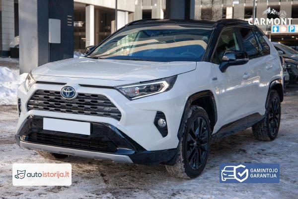 Balts Toyota RAV4 2021 Viļņa, ar dzinēja tilpumu 2.49 L un nobraukumu 45 tūkst. km par 26500 €, foto 1 vietnē AUTOMOTO.COM.LV
