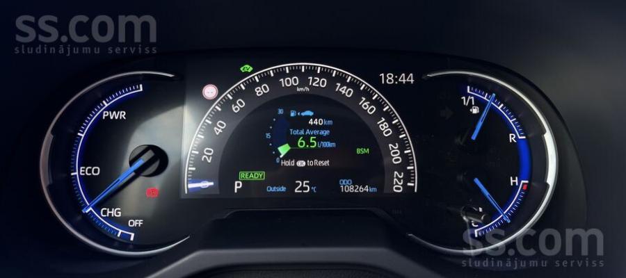 Balts Toyota RAV4 2021 Rīga, ar dzinēja tilpumu 2.50 L un nobraukumu 108 tūkst. km par 28200 €, foto 28 vietnē AUTOMOTO.COM.LV
