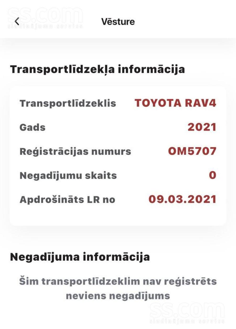 Balts Toyota RAV4 2021 Rīga, ar dzinēja tilpumu 2.50 L un nobraukumu 108 tūkst. km par 28200 €, foto 34 vietnē AUTOMOTO.COM.LV