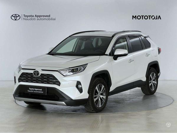 Balts Toyota RAV4 2021 Viļņa, ar dzinēja tilpumu 1.99 L un nobraukumu 88 tūkst. km par 26900 €, foto 1 vietnē AUTOMOTO.COM.LV