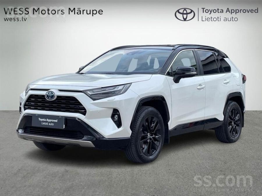 Balts Toyota RAV4 2022 Rīga, ar dzinēja tilpumu 2.50 L un nobraukumu 58 tūkst. km par 34990 €, foto 1 vietnē AUTOMOTO.COM.LV