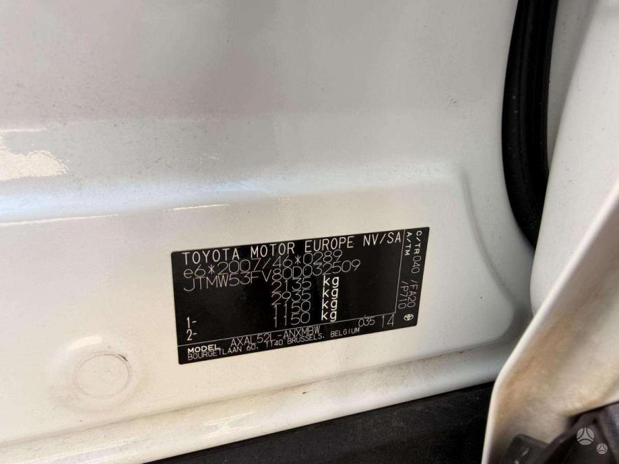 Белый Тойота РАВ 4 2022 в Вильнюс, объемом двигателя 2.49 л и пробегом 136 тыс. км за 26500 €, фото 16 на AUTOMOTO.COM.LV