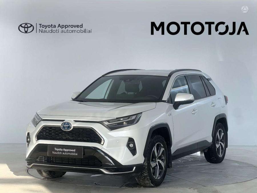 Balts Toyota RAV4 2023 Viļņa, ar dzinēja tilpumu 2.50 L un nobraukumu 43 tūkst. km par 42900 €, foto 1 vietnē AUTOMOTO.COM.LV