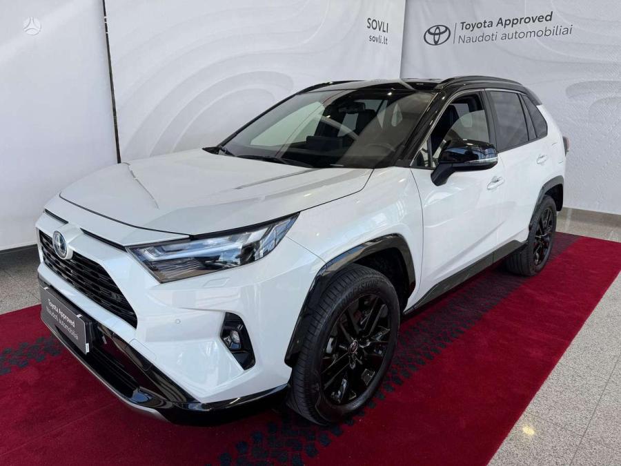 Balts Toyota RAV4 2023 Šauļi, ar dzinēja tilpumu 2.49 L un nobraukumu 50 tūkst. km par 34900 €, foto 1 vietnē AUTOMOTO.COM.LV