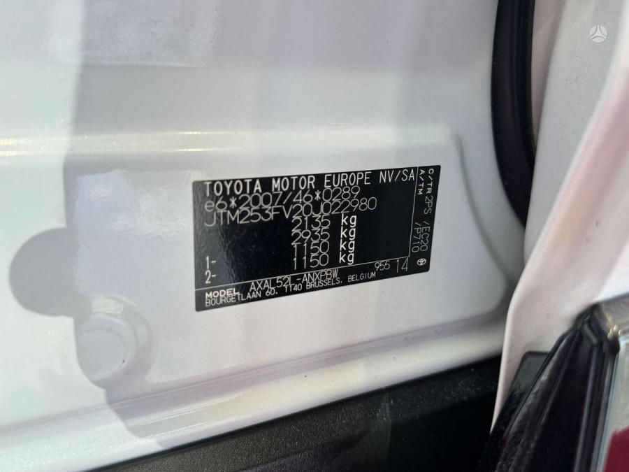 Balts Toyota RAV4 2023 Šauļi, ar dzinēja tilpumu 2.49 L un nobraukumu 50 tūkst. km par 34900 €, foto 30 vietnē AUTOMOTO.COM.LV