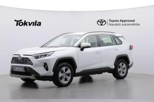 Balts Toyota RAV4 2024 Viļņa, ar dzinēja tilpumu 2.49 L un nobraukumu 21 tūkst. km par 36450 €, foto  vietnē AUTOMOTO.COM.LV