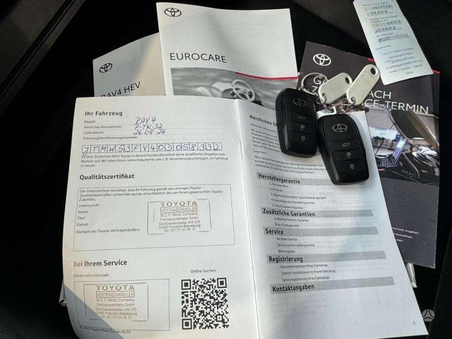 Balts Toyota RAV4 2024 Šauļi, ar dzinēja tilpumu 2.49 L un nobraukumu 103 tūkst. km par 32900 €, foto 25 vietnē AUTOMOTO.COM.LV