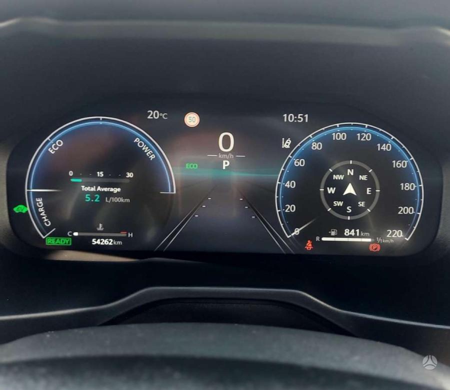 Balts Toyota RAV4 2024 Viļņa, ar dzinēja tilpumu 2.49 L un nobraukumu 54 tūkst. km par 35300 €, foto 11 vietnē AUTOMOTO.COM.LV