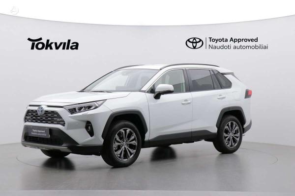 Balts Toyota RAV4 2025 Viļņa, ar dzinēja tilpumu 2.49 L un nobraukumu 10 tūkst. km par 43500 €, foto 1 vietnē AUTOMOTO.COM.LV