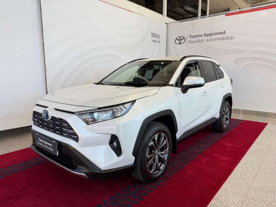 Balts Toyota RAV4 2025 Šauļi, ar dzinēja tilpumu 2.49 L un nobraukumu 16 tūkst. km par 37900 €, foto 1 vietnē AUTOMOTO.COM.LV