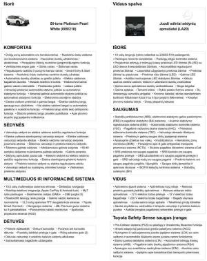 Белый Тойота РАВ 4 2025 в Каунас, объемом двигателя 2.49 л и пробегом 25 тыс. км за 45500 €, фото 33 на AUTOMOTO.COM.LV