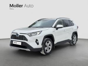 White Toyota RAV4 2021 in Parnu, with an engine capacity of 2.50 L and mileage of 82 thousand km for 28950 €, photo  on AUTOMOTO.COM.LV