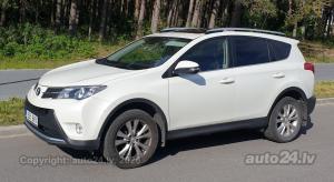 White Toyota RAV4 2014 in Tallinn, with an engine capacity of 2.00 L and mileage of 124 thousand km for 14000 €, photo  on AUTOMOTO.COM.LV