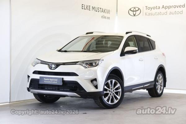 White Toyota RAV4 2018 in Tallinn, with an engine capacity of 1.99 L and mileage of 84 thousand km for 19400 €, photo 1 on AUTOMOTO.COM.LV