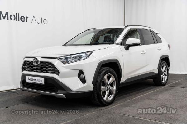 White Toyota RAV4 2019 in Tallinn, with an engine capacity of 2.00 L and mileage of 88 thousand km for 25900 €, photo 1 on AUTOMOTO.COM.LV