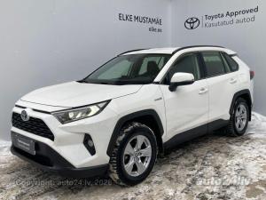 White Toyota RAV4 2020 in Tallinn, with an engine capacity of 2.49 L and mileage of 76 thousand km for 23995 €, photo  on AUTOMOTO.COM.LV
