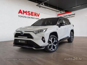 White Toyota RAV4 2021 in Tallinn, with an engine capacity of 2.50 L and mileage of 82 thousand km for 38990 €, photo  on AUTOMOTO.COM.LV