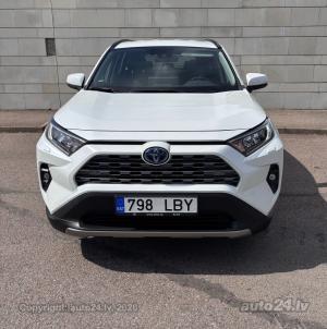 White Toyota RAV4 2024 in Tallinn, with an engine capacity of 2.50 L and mileage of 16 thousand km for 37900 €, photo 4 on AUTOMOTO.COM.LV