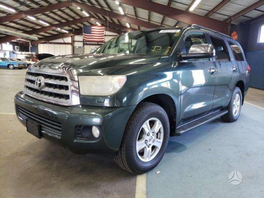 Green Toyota Sequoia 2008 in Vilnius, with an engine capacity of 5.66 L and mileage of 237 thousand km for 18700 €, photo 23 on AUTOMOTO.COM.LV