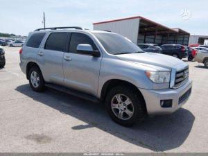 Grey Toyota Sequoia 2017 in Klaipeda, with an engine capacity of 5.70 L and mileage of 317 thousand km for 9300 €, photo  on AUTOMOTO.COM.LV