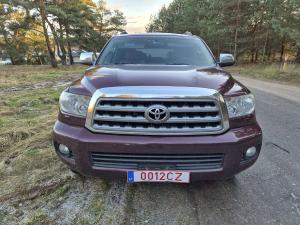 Sarkans Toyota Sequoia 2008 Kauņa, ar dzinēja tilpumu 5.66 L un nobraukumu 249 tūkst. km par 13000 €, foto 10 vietnē AUTOMOTO.COM.LV