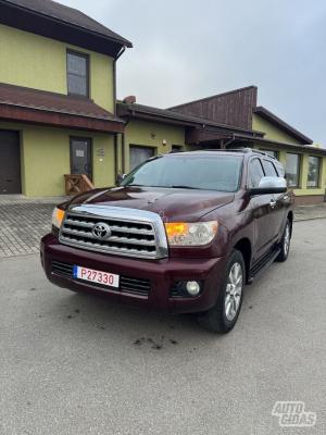 Red Toyota Sequoia 2008 in Alytus, with an engine capacity of 5.70 L and mileage of 360 thousand km for 14555 €, photo  on AUTOMOTO.COM.LV