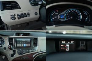 Black Toyota Sienna 2013 in Klaipeda, with an engine capacity of 3.46 L and mileage of 192 thousand km for 18000 €, photo 44 on AUTOMOTO.COM.LV