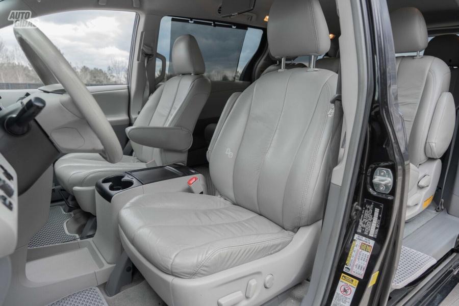 Melns Toyota Sienna 2014 Viļņa, ar dzinēja tilpumu 3.50 L un nobraukumu 235 tūkst. km par 13900 €, foto 12 vietnē AUTOMOTO.COM.LV