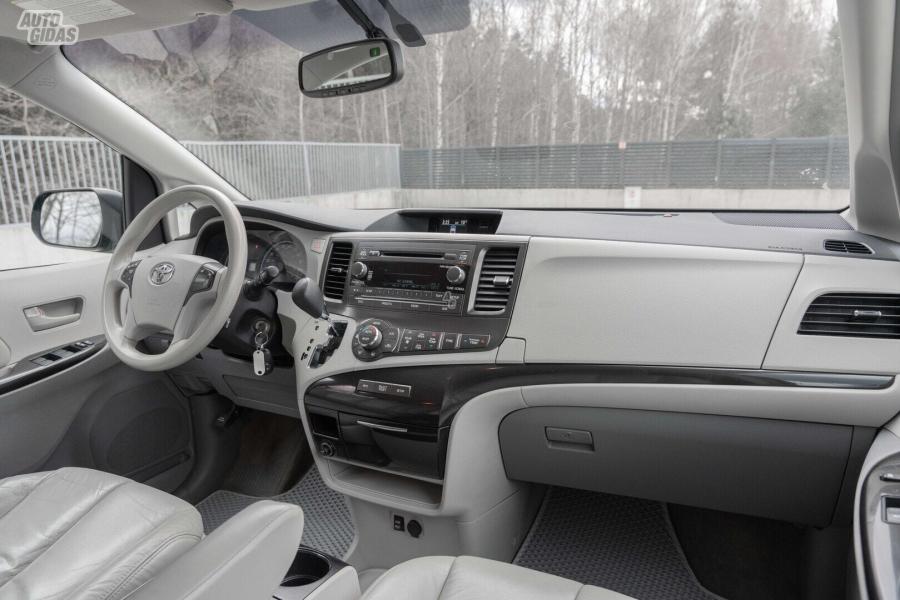 Melns Toyota Sienna 2014 Viļņa, ar dzinēja tilpumu 3.50 L un nobraukumu 235 tūkst. km par 13900 €, foto 14 vietnē AUTOMOTO.COM.LV