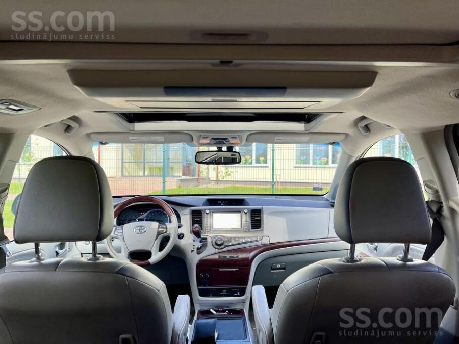 Melns Toyota Sienna 2014 Valmiera, ar dzinēja tilpumu 3.50 L un nobraukumu 170 tūkst. km par 12400 €, foto 6 vietnē AUTOMOTO.COM.LV