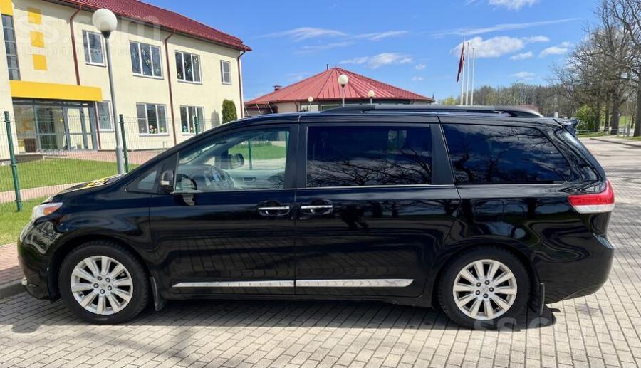 Melns Toyota Sienna 2014 Valmiera, ar dzinēja tilpumu 3.50 L un nobraukumu 170 tūkst. km par 12400 €, foto 11 vietnē AUTOMOTO.COM.LV