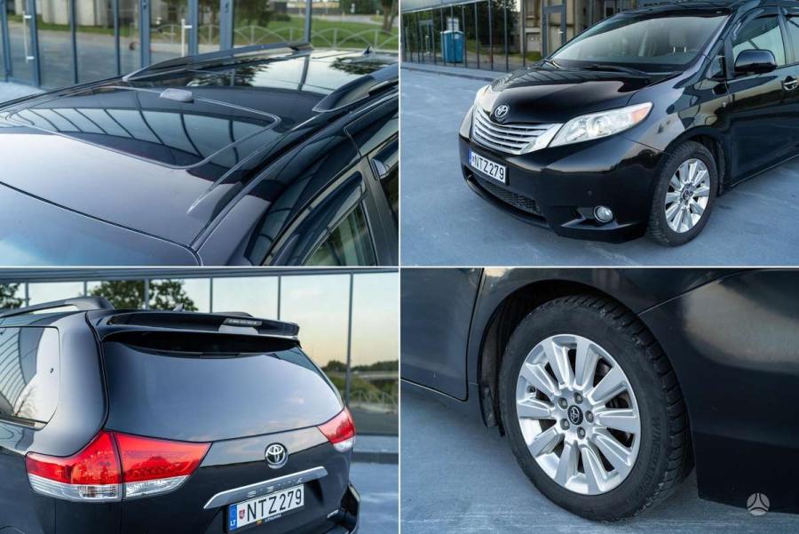 Melns Toyota Sienna 2016 Klaipėda, ar dzinēja tilpumu 3.46 L un nobraukumu 192 tūkst. km par 18000 €, foto 46 vietnē AUTOMOTO.COM.LV