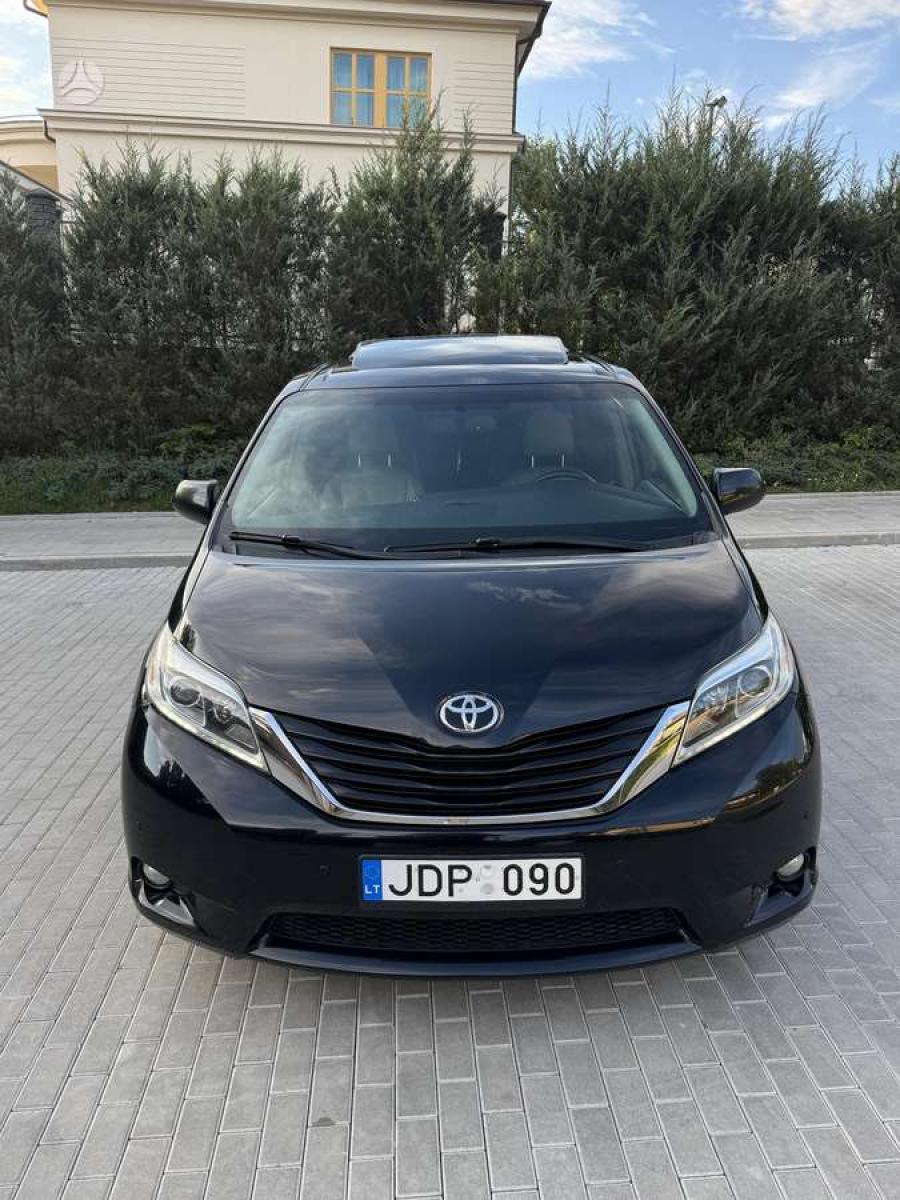 Melns Toyota Sienna 2016 Viļņa, ar dzinēja tilpumu 3.46 L un nobraukumu 228 tūkst. km par 13700 €, foto 4 vietnē AUTOMOTO.COM.LV