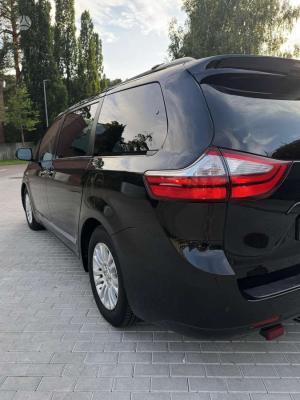 Melns Toyota Sienna 2016 Viļņa, ar dzinēja tilpumu 3.46 L un nobraukumu 228 tūkst. km par 13700 €, foto 5 vietnē AUTOMOTO.COM.LV