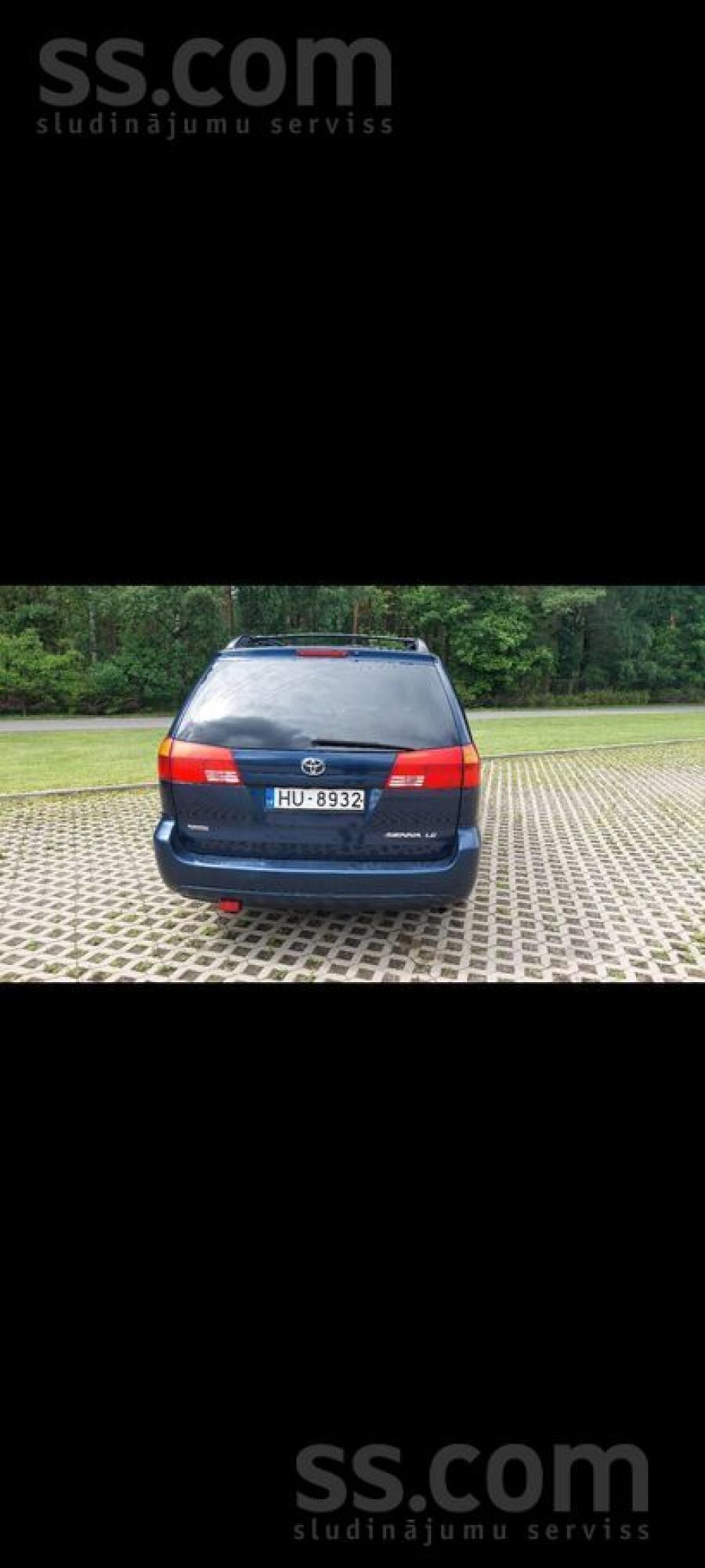 Zils Toyota Sienna 2004 Rīga, ar dzinēja tilpumu 3.30 L un nobraukumu 256 tūkst. km par 3800 €, foto 5 vietnē AUTOMOTO.COM.LV