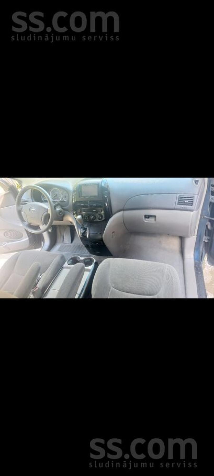 Zils Toyota Sienna 2004 Rīga, ar dzinēja tilpumu 3.30 L un nobraukumu 256 tūkst. km par 3800 €, foto 20 vietnē AUTOMOTO.COM.LV