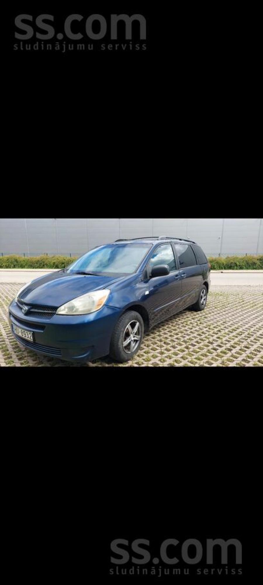 Zils Toyota Sienna 2004 Rīga, ar dzinēja tilpumu 3.30 L un nobraukumu 256 tūkst. km par 3800 €, foto 1 vietnē AUTOMOTO.COM.LV