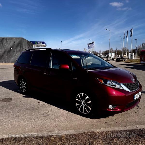 Sarkans Toyota Sienna 2013 Rīga, ar dzinēja tilpumu 3.50 L un nobraukumu 288 tūkst. km par 11900 €, foto 2 vietnē AUTOMOTO.COM.LV