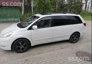 White Toyota Sienna 2008 in Rezekne, with an engine capacity of 3.50 L and mileage of 310 thousand km for 5800 €, photo  on AUTOMOTO.COM.LV