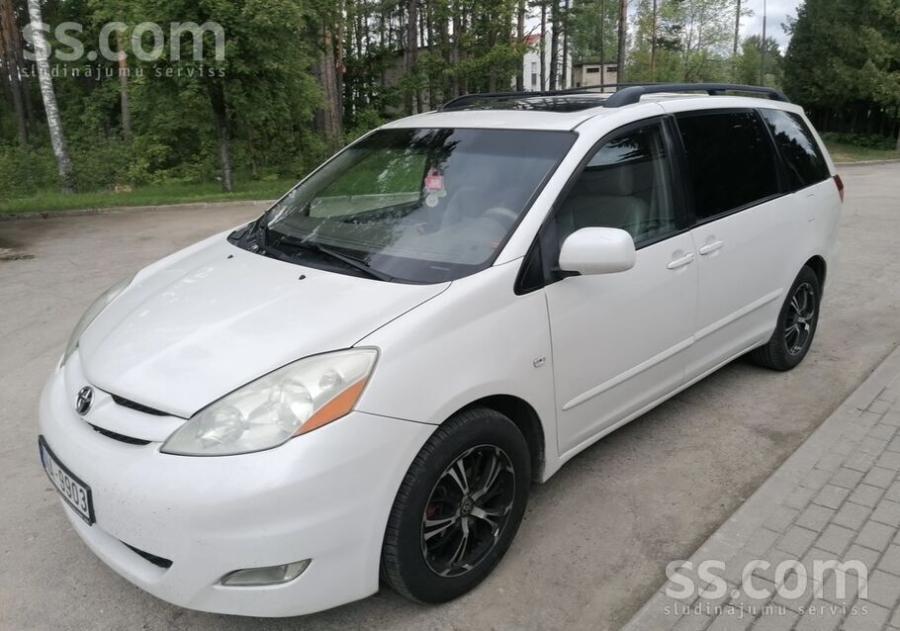 Balts Toyota Sienna 2008 Rēzekne, ar dzinēja tilpumu 3.50 L un nobraukumu 310 tūkst. km par 5800 €, foto 3 vietnē AUTOMOTO.COM.LV