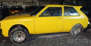 Yellow Toyota Starlet 1980 in Riga, with an engine capacity of 1.30 L and mileage of 265 thousand km for 1800 €, photo 4 on AUTOMOTO.COM.LV