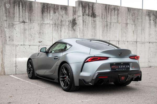 Grey Toyota Supra 2022 in Vilnius, with an engine capacity of 3.00 L and mileage of 10 thousand km for 47500 €, photo 4 on AUTOMOTO.COM.LV