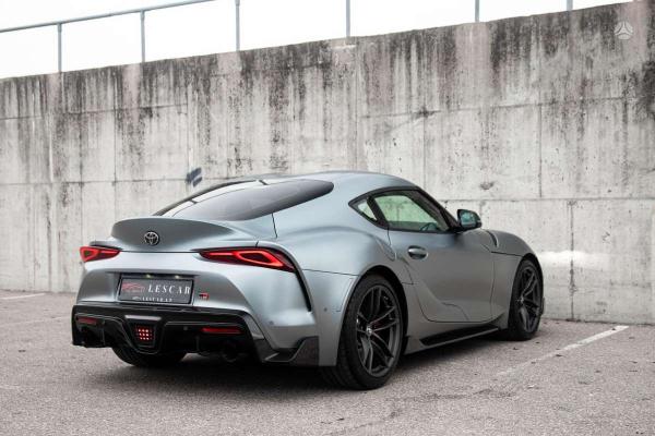 Grey Toyota Supra 2022 in Vilnius, with an engine capacity of 3.00 L and mileage of 10 thousand km for 47500 €, photo 6 on AUTOMOTO.COM.LV