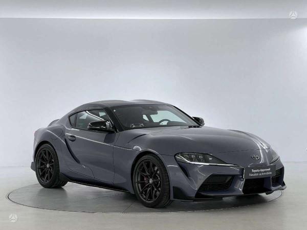 Grey Toyota Supra 2023 in Vilnius, with an engine capacity of 3.00 L and mileage of 9 thousand km for 59950 €, photo 2 on AUTOMOTO.COM.LV