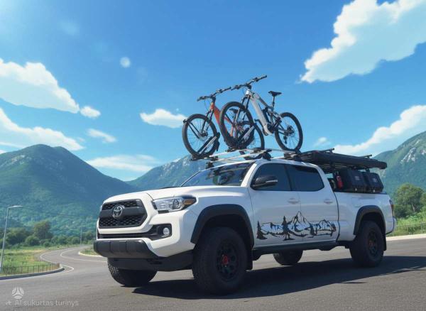 Balts Toyota Tacoma 2023 Viļņa, ar dzinēja tilpumu 3.50 L un nobraukumu 31 tūkst. km par 41500 €, foto 1 vietnē AUTOMOTO.COM.LV