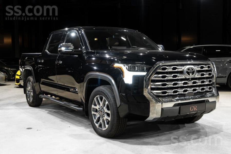 Melns Toyota Tundra 2024 Rīga, ar dzinēja tilpumu 3.50 L un nobraukumu 20 tūkst. km par 73000 €, foto 4 vietnē AUTOMOTO.COM.LV