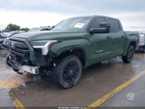 Green Toyota Tundra 2022 in Klaipeda, with an engine capacity of 3.45 L and mileage of 62 thousand km for 18995 €, photo 3 on AUTOMOTO.COM.LV